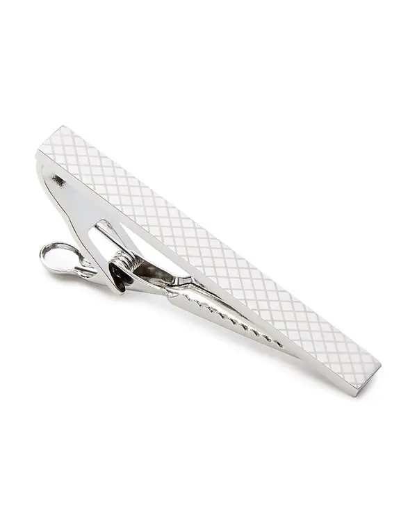 LINK UP Crisscross Tie Bar - Silver