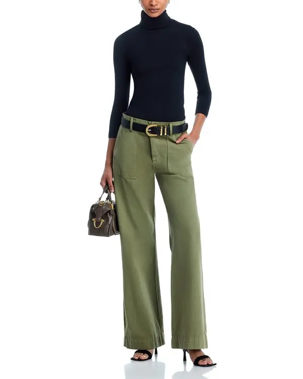 L'Agence Aja 3/4 Sleeve Turtleneck Tee