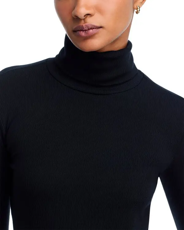 L'Agence Aja 3/4 Sleeve Turtleneck Tee