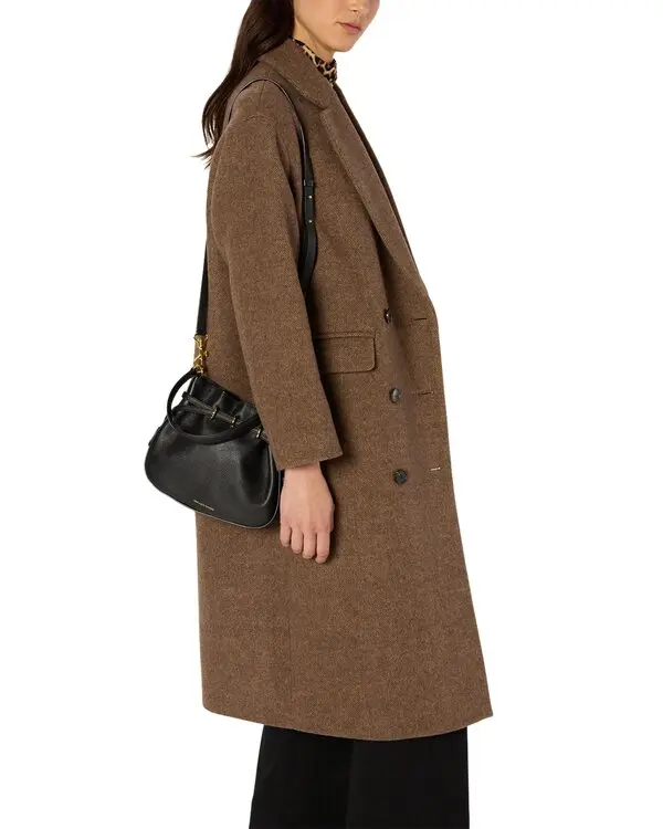 Gerard Darel Mady Wool Blend Coat