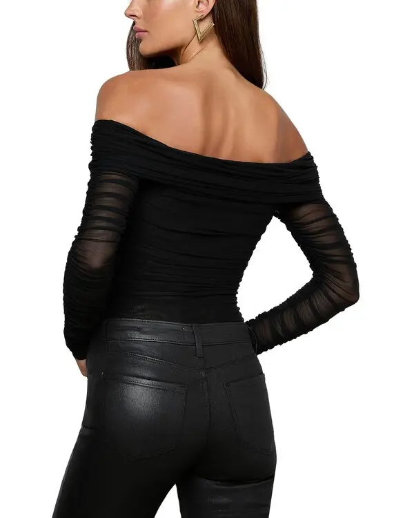 L'Agence Peonie Off-the-shoulder Bodysuit