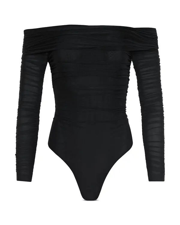 L'Agence Peonie Off-the-shoulder Bodysuit
