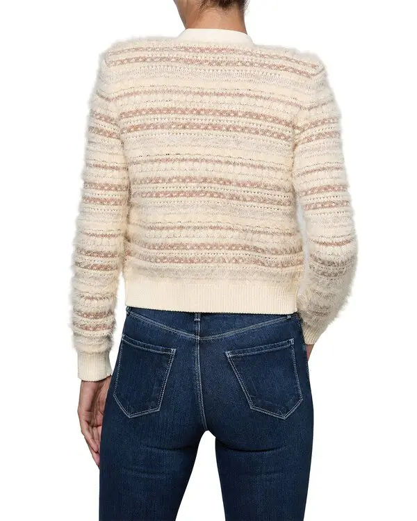 L'Agence Ariadne Mixed Stitch Cardigan