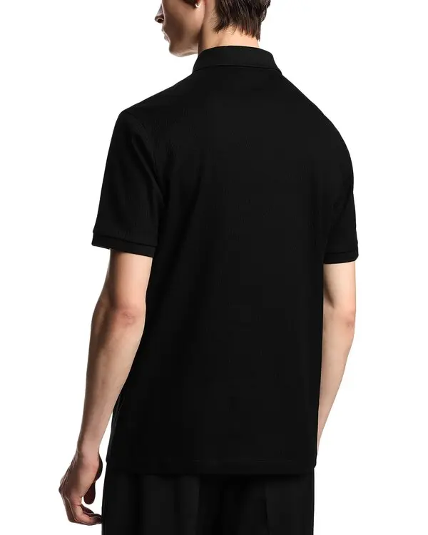 Emporio Armani Jacquard Jersey Polo Shirt