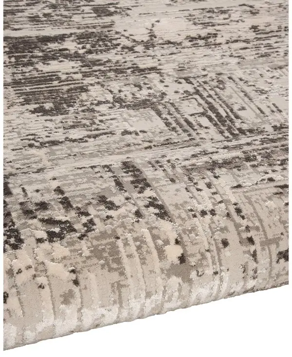 MINK HOME Alloy All343 Runner Area Rug, 2'6 X 8 - Grey