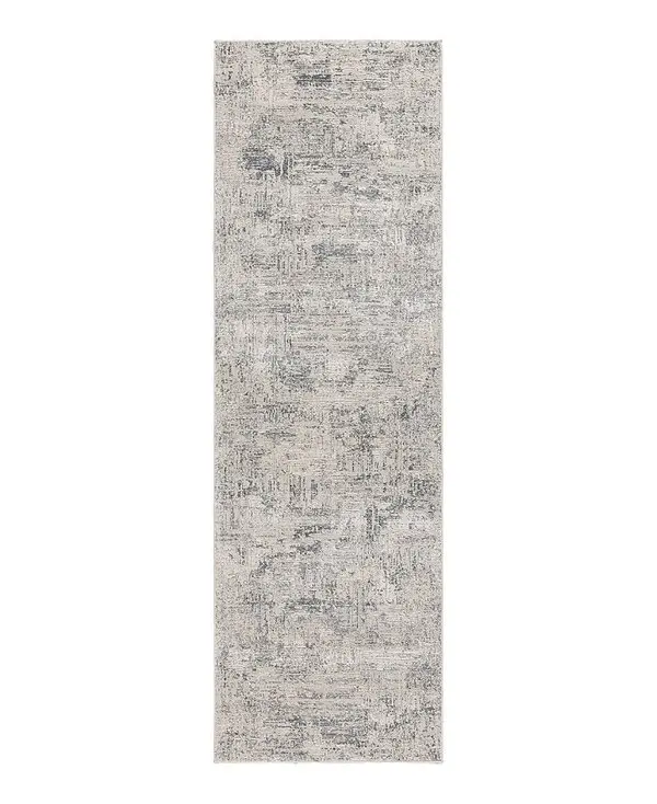 MINK HOME Alloy All343 Runner Area Rug, 2'6 X 8 - Silver