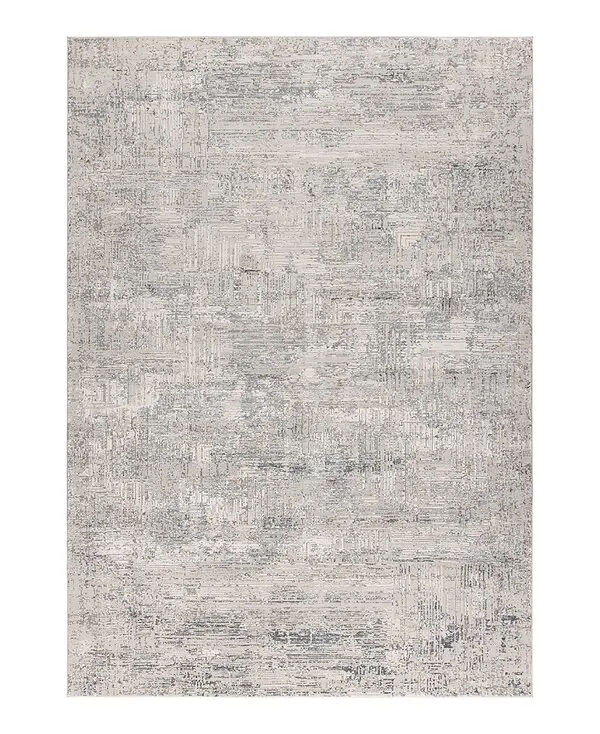 MINK HOME Alloy All343 Area Rug, 4' X 6 - Silver