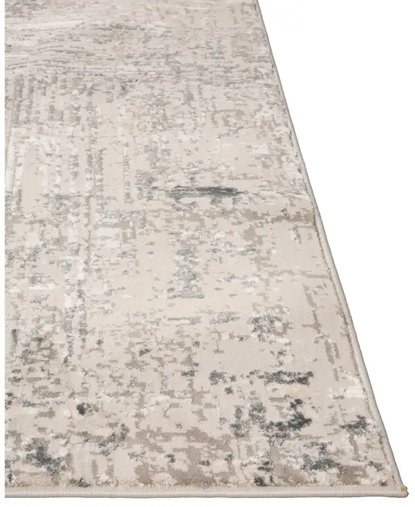 MINK HOME Alloy All343 Area Rug, 10' X 13 - Silver