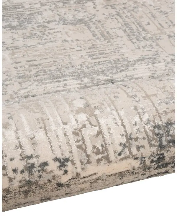 MINK HOME Alloy All343 Area Rug, 10' X 13 - Silver