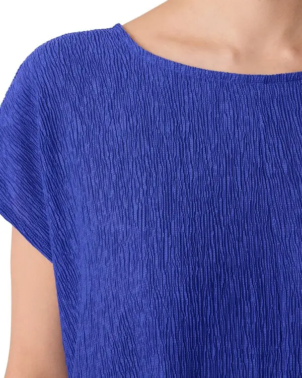 Eileen Fisher Round Neck Midi Dress
