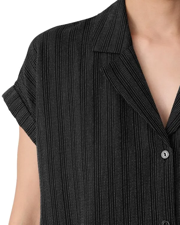 Eileen Fisher Notch Collar Shirt Dress