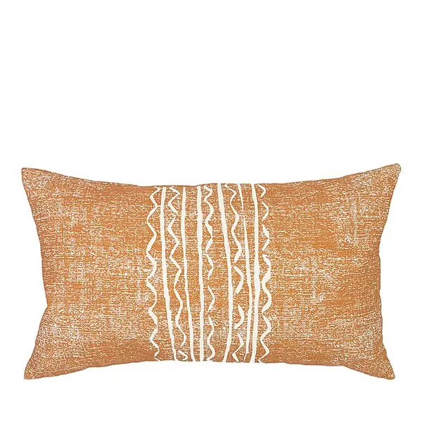 NOHO HOME Niho Tangerine Lumbar Decorative Pillow Cover - Tan