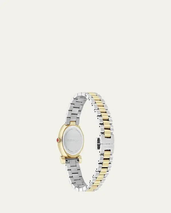 FERRAGAMO Gancini Twisted 28mm Mother-of-pearl Watch
