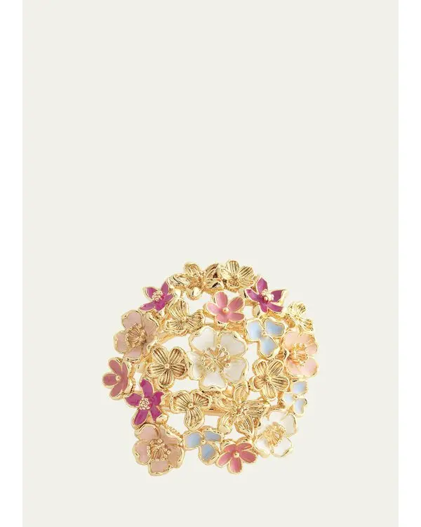 ANABEL ARAM JEWELRY Wildflowers Gathered Statement Ring - Multicolor