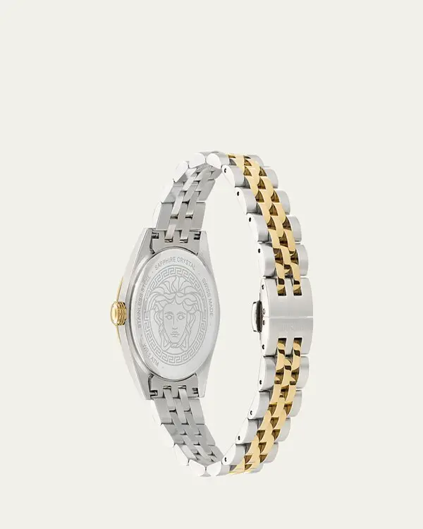 Versace 36mm Bracelet Watch - Two Tone