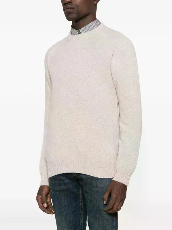 Altea Crew-neck Wool-cashmere Sweater - Neutrals