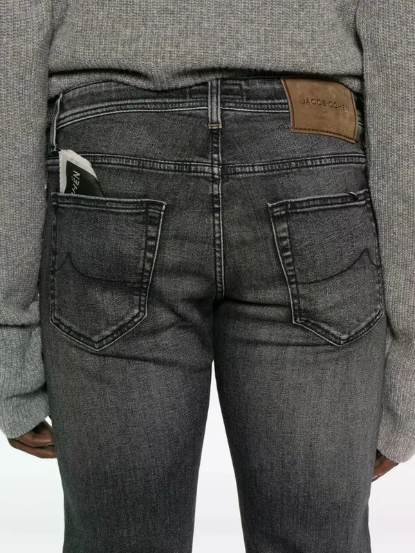 Jacob Cohen Cotton-blend Jeans - Grey