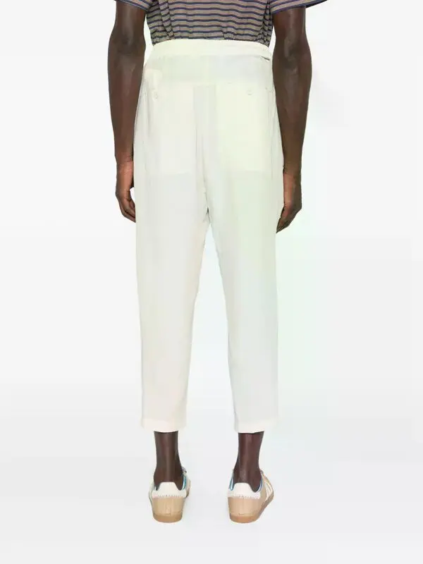 YES LONDON Pleated Drawstring Trousers