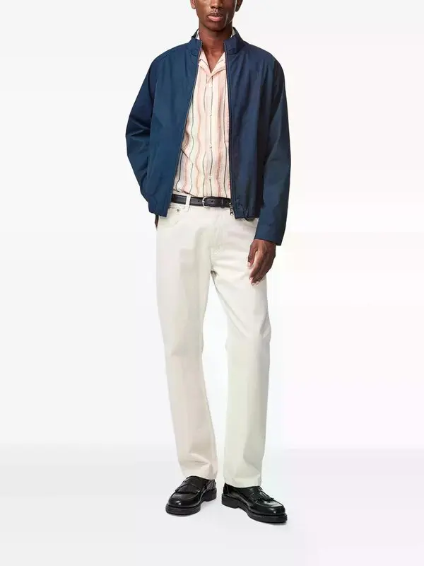 Nn07 Dave Zip-front Jacket - Blue