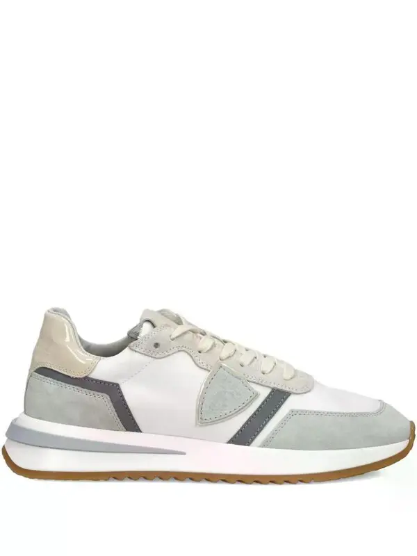 Philippe Model Tropez 2.1 Suede Panelled Sneakers - Grey