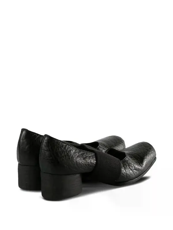 UMA WANG Ballerina Leather Pumps - Black