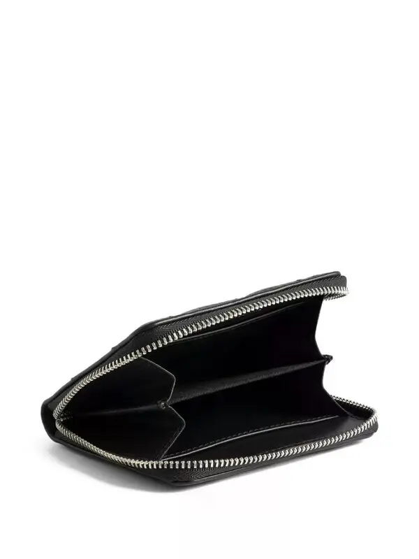Zadig&Voltaire Quilted Zip-around Wallet - Black