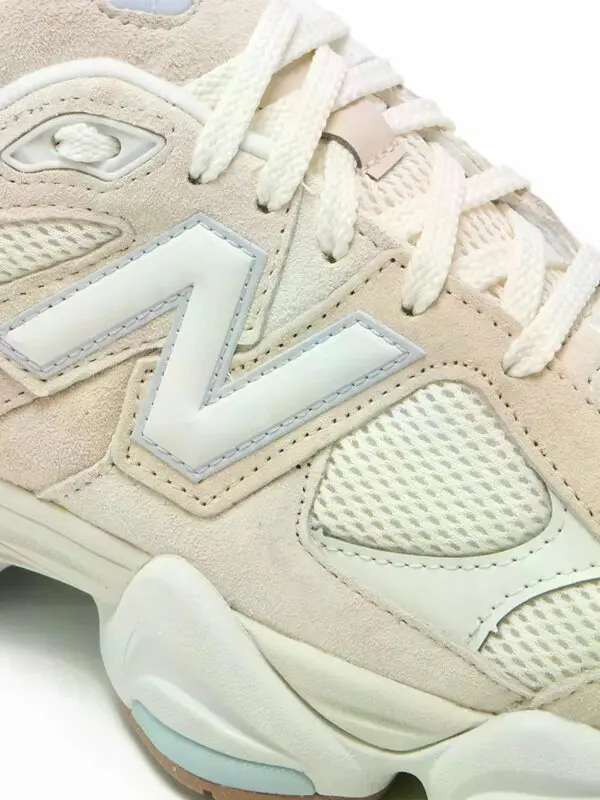 NEW BALANCE 9060 Mesh Suede Sneakers - Neutrals