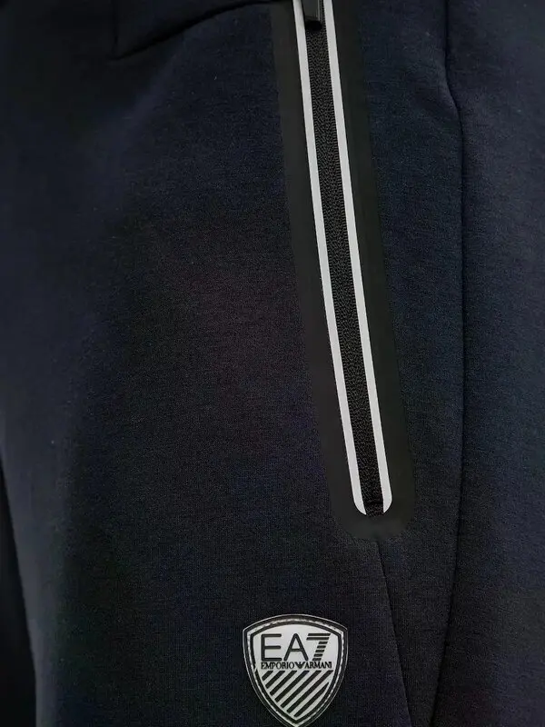 EA7 Logo Patch Drawstring Shorts