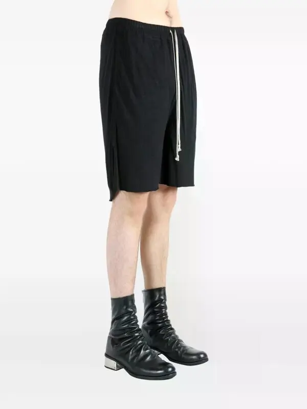 Rick Owens Drawstring Side-split Shorts