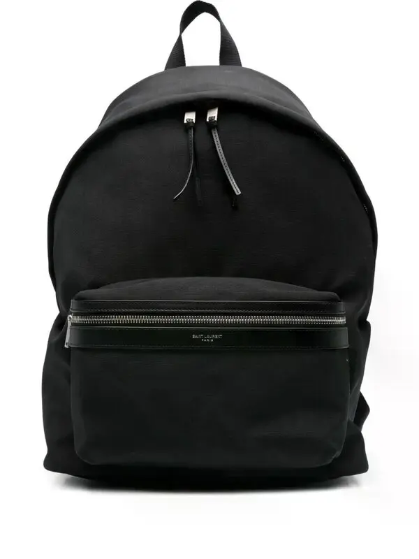 Saint Laurent Zip-around City Backpack - Black