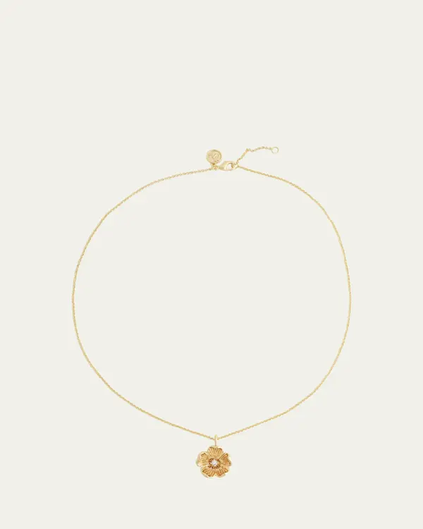 ANABEL ARAM JEWELRY Wildflowers Pendant Necklace - Gold