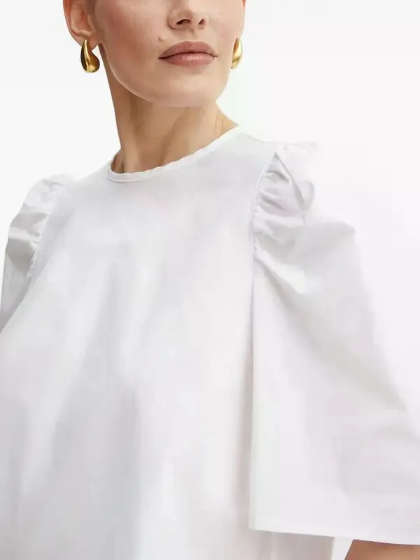 IVY OAK Puff-sleeves Blouse - White