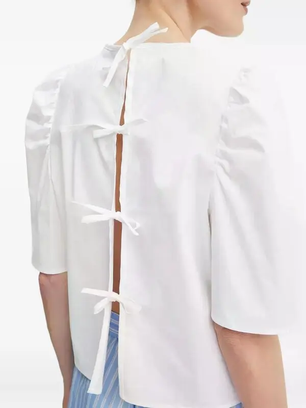 IVY OAK Puff-sleeves Blouse - White