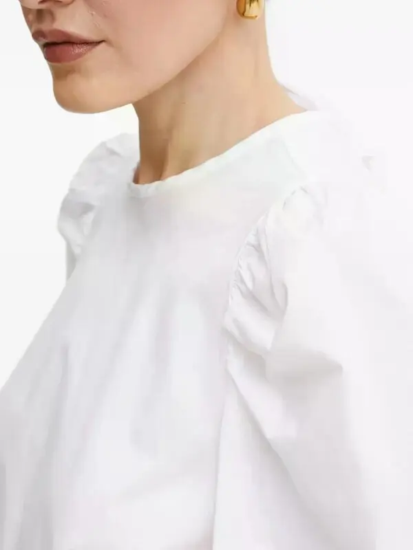 IVY OAK Puff-sleeves Blouse - White