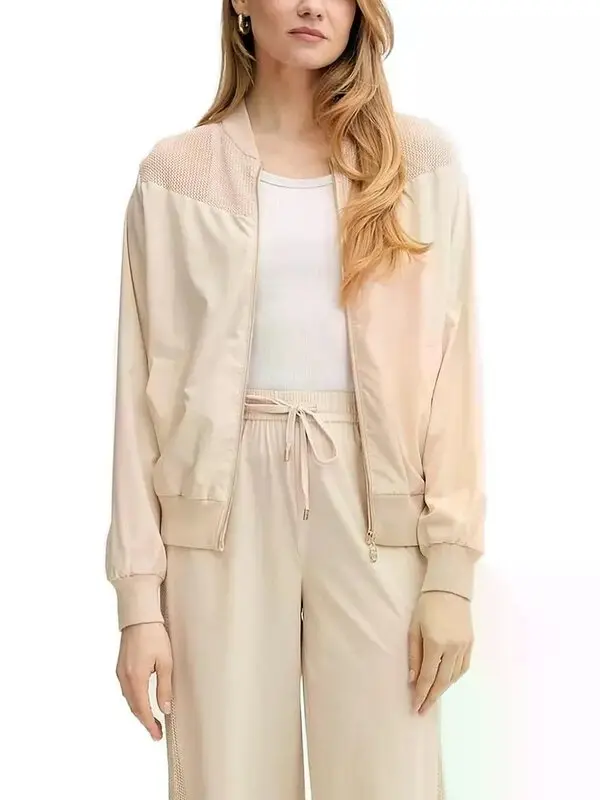 Liu Jo Bomber Jacket With Mesh Panel