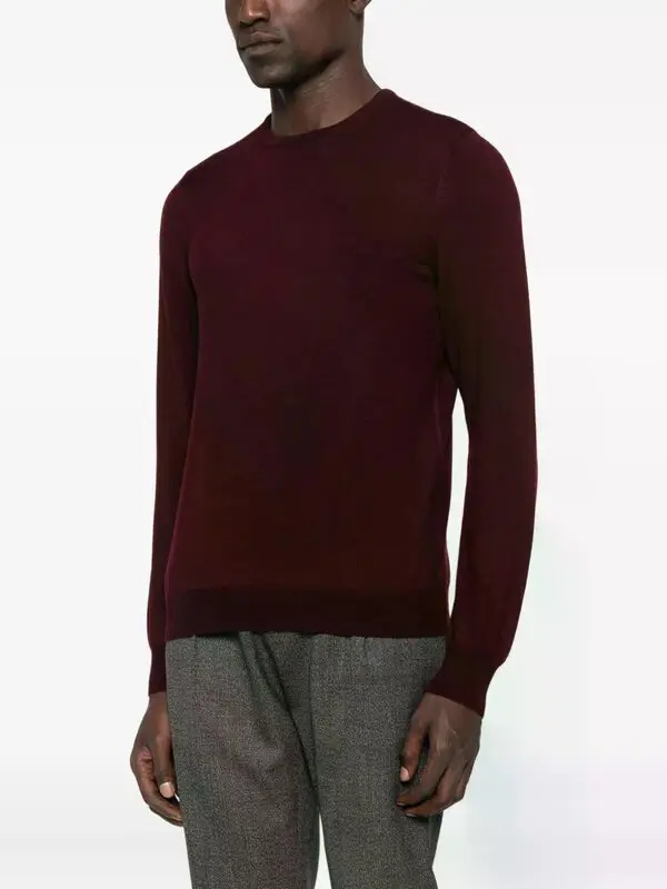 Tagliatore Crew-neck Virgin-wool Sweater