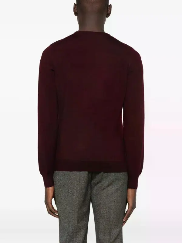 Tagliatore Crew-neck Virgin-wool Sweater