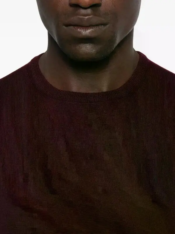 Tagliatore Crew-neck Virgin-wool Sweater