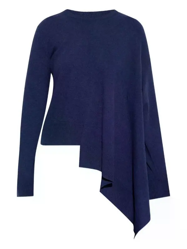 Alexander McQueen Asymmetric Cashmere Sweater