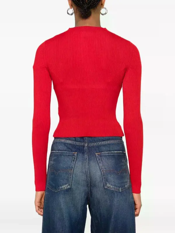 DIESEL® Ribbed Long Sleeve Sweater