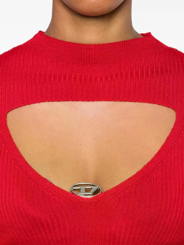 DIESEL® Ribbed Long Sleeve Sweater