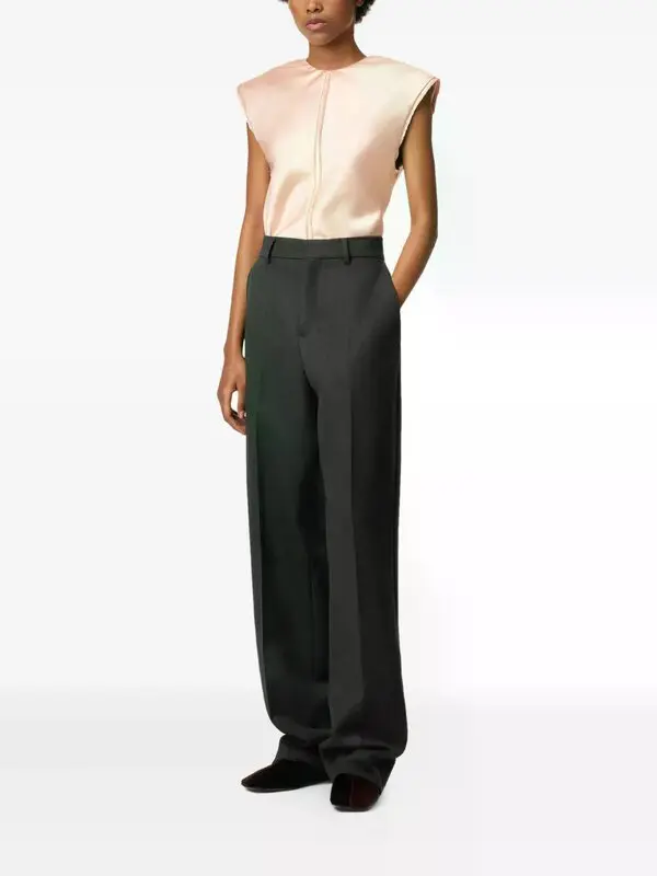 AMI Paris Wool Large-fit Trousers