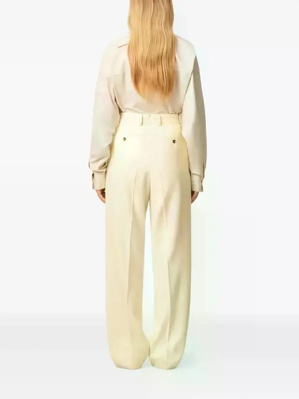 AMI Paris Wool Large-fit Trousers