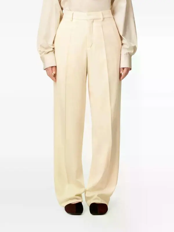 AMI Paris Wool Large-fit Trousers