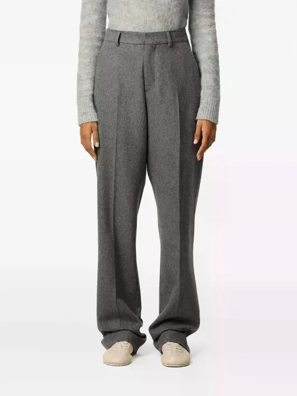 AMI Paris Wool Large-fit Trousers