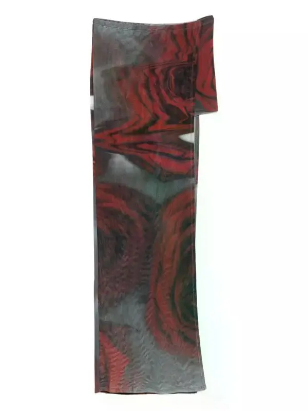 JEAN PAUL GAULTIER Blurry Roses Mini Skort