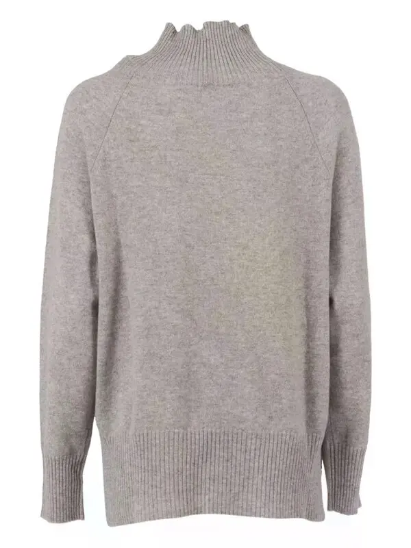 KANGRA High-neck Raglan-sleeve Pullover