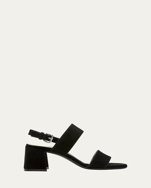 La Canadienne Flemming Suede Slingback Sandals
