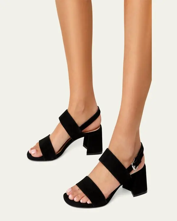 La Canadienne Flemming Suede Slingback Sandals