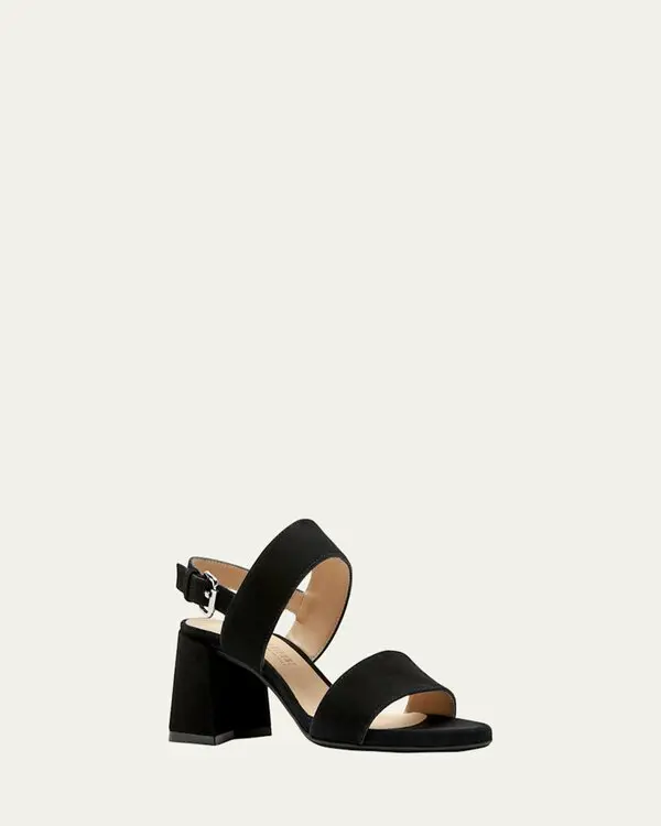 La Canadienne Flemming Suede Slingback Sandals